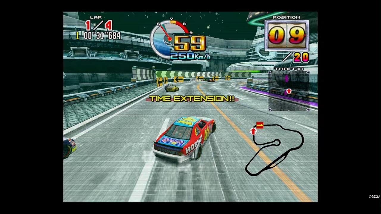 SEGA Racing Classic 2 - Advanced Course (Reverse) - Hornet Classic ...
