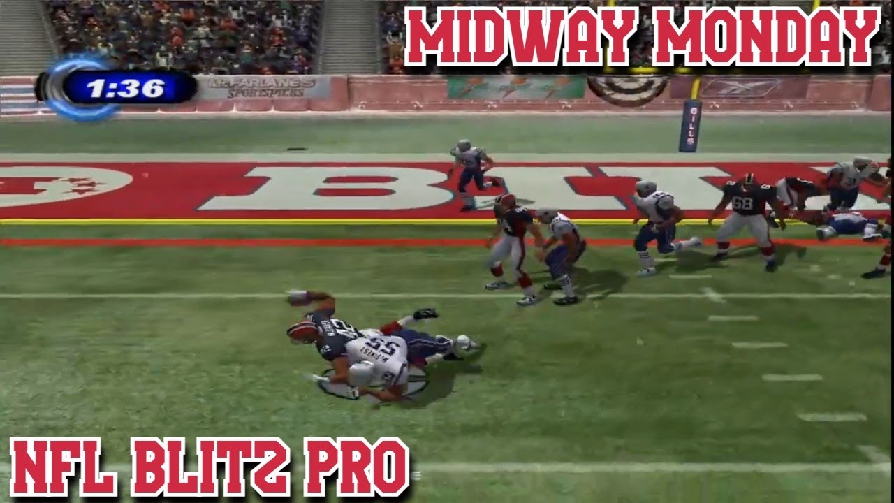 Patriots at Bills - Week 1 | Midway Monday | NFL Blitz Pro (GameCube ...