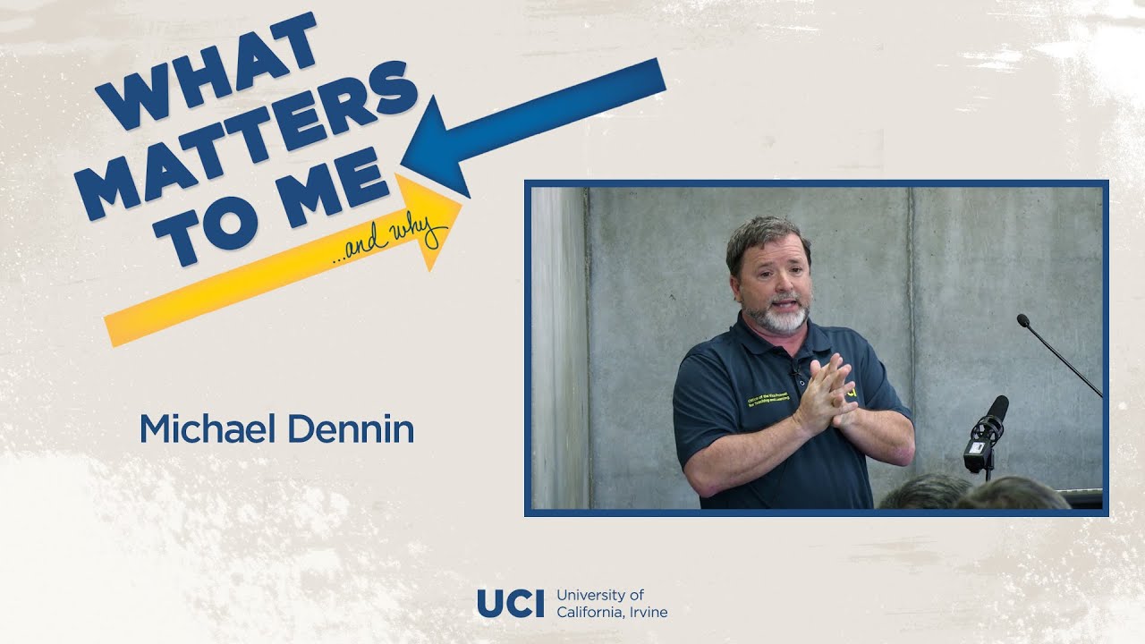 What Matters to Me and Why - Michael Dennin - YouTube