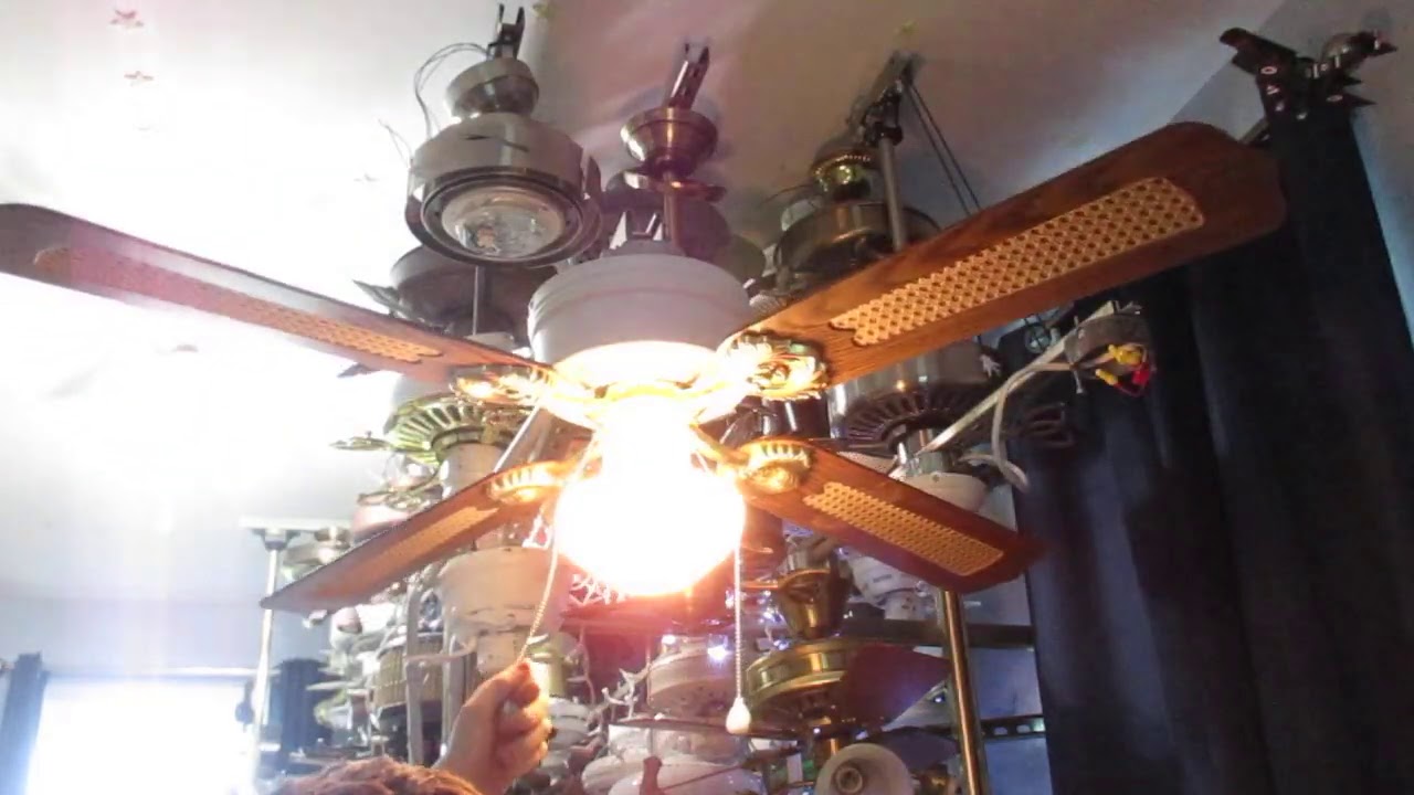 Harbor Breeze Armitage II ceiling fan with S.M.C. Emperor blades - YouTube