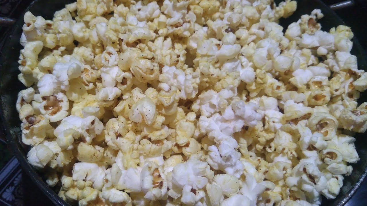 Pop corn preparation - YouTube