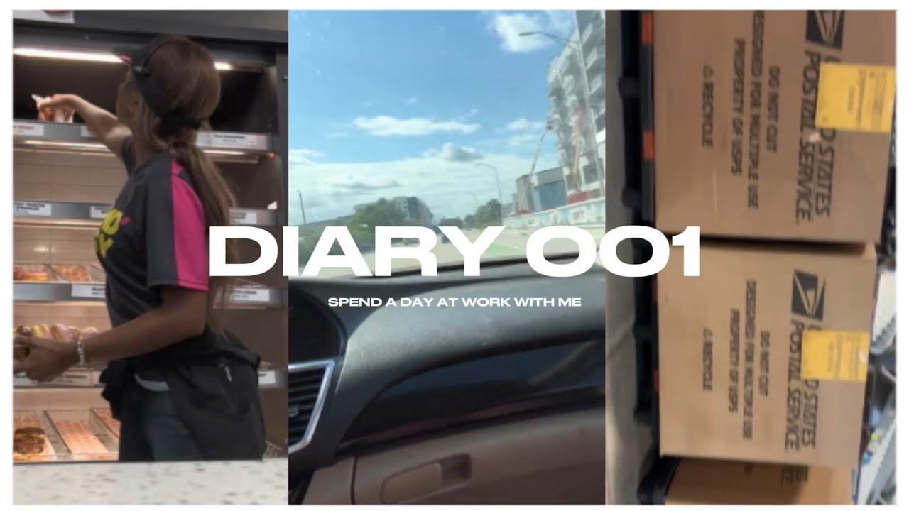 Diary 001 : Spend A Day At Work With Me 📍💼 - YouTube