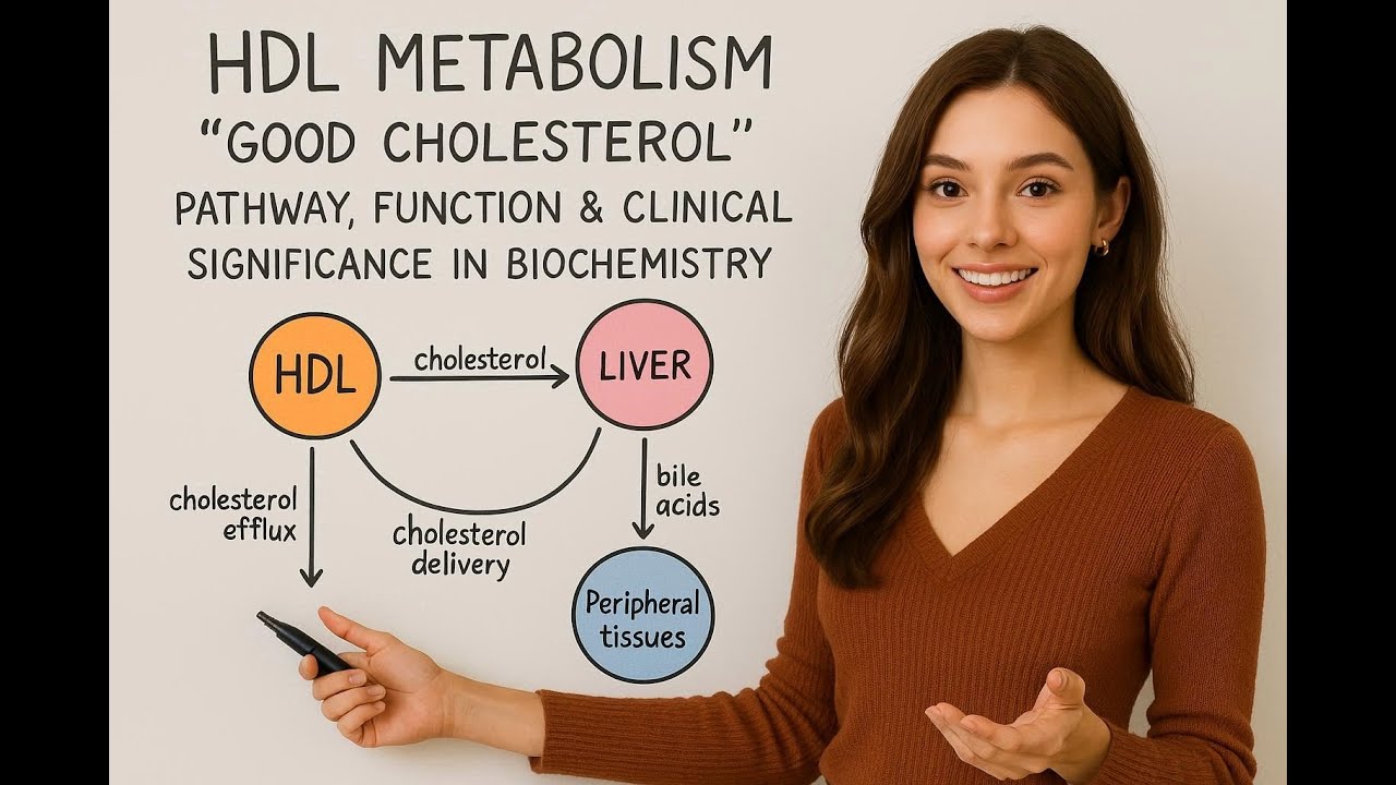 HDL Metabolism Explained | The “Good Cholesterol” Pathway, Function ...