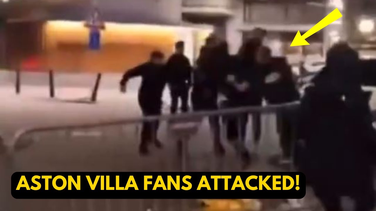 Aston Villa Fans ATTACKED In Rotterdam - YouTube