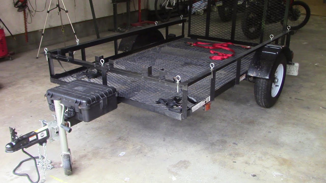 Carry On 5x8 Tractor Supply Utility Trailer Review YouTube