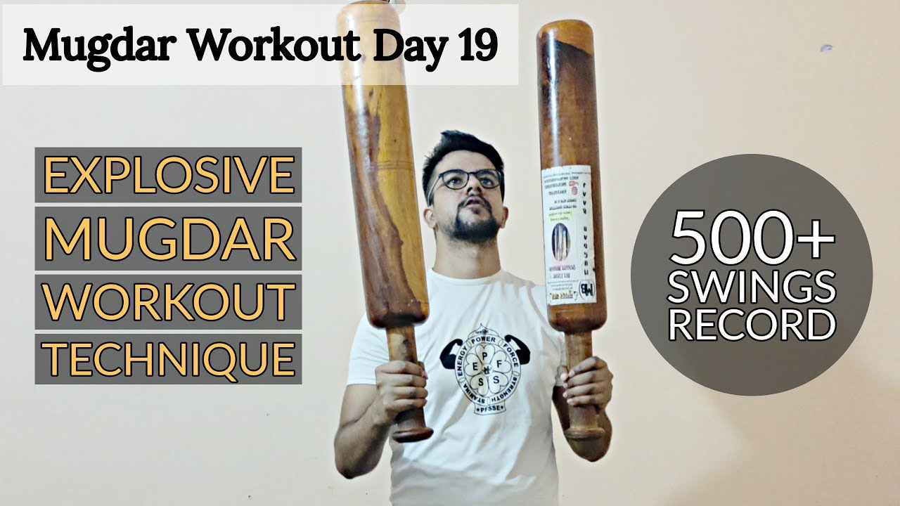 Mugdar Workout Day 19 | 500+ Mugdar Swings Record | Road to 1000 mugdar ...