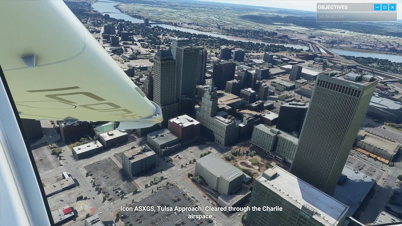 Microsoft Flight Simulator - Tulsa, Oklahoma - YouTube