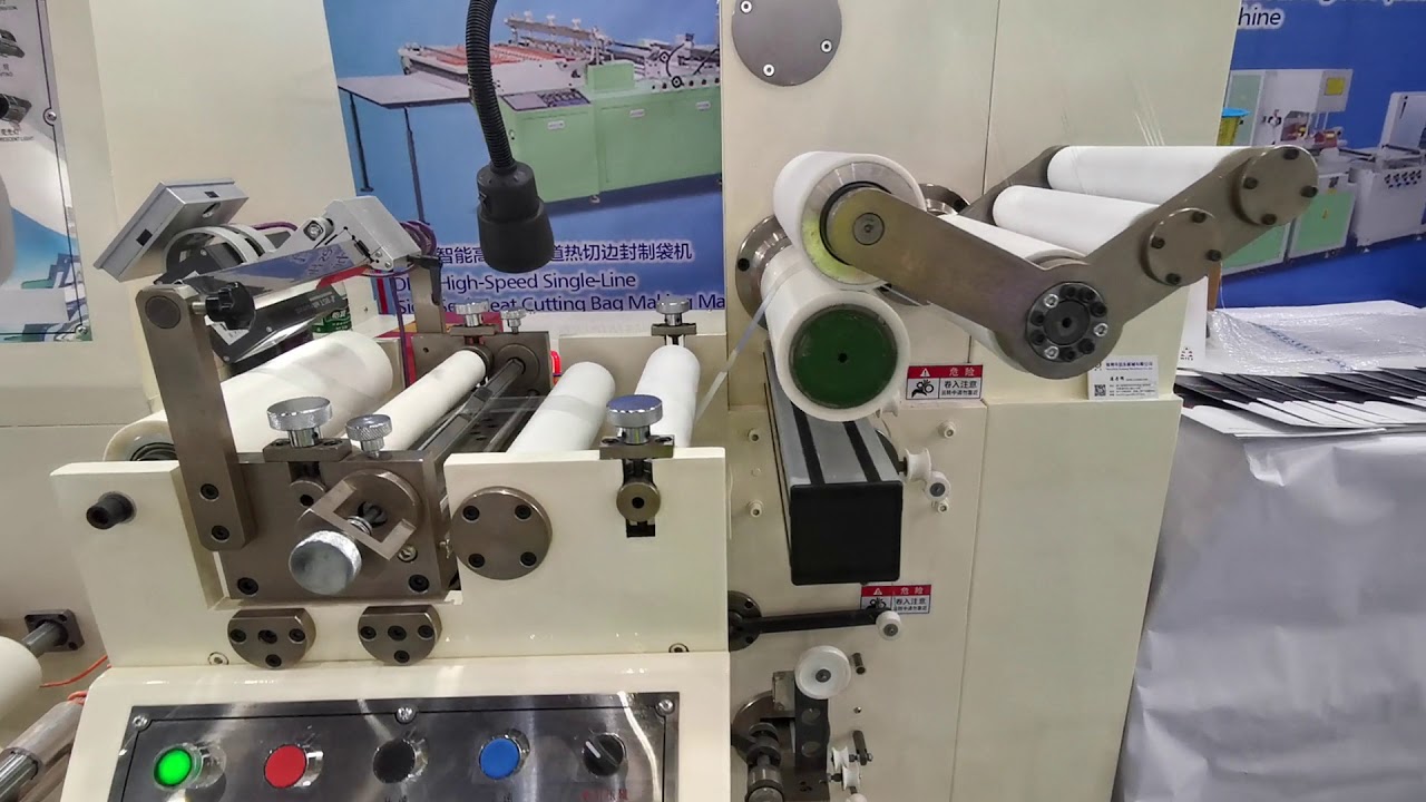 High Speed Narrow Web Slitting & Spooling Machine - YouTube