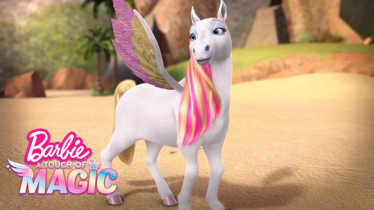 "Peggy Gets Her Wings Transformation" - Scene (HD) - Barbie: A Touch of ...
