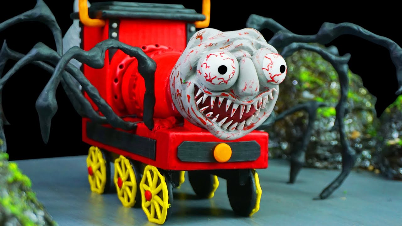 Making Choo Choo Charles Monster Spider With Clay | Trevor Henderson ...