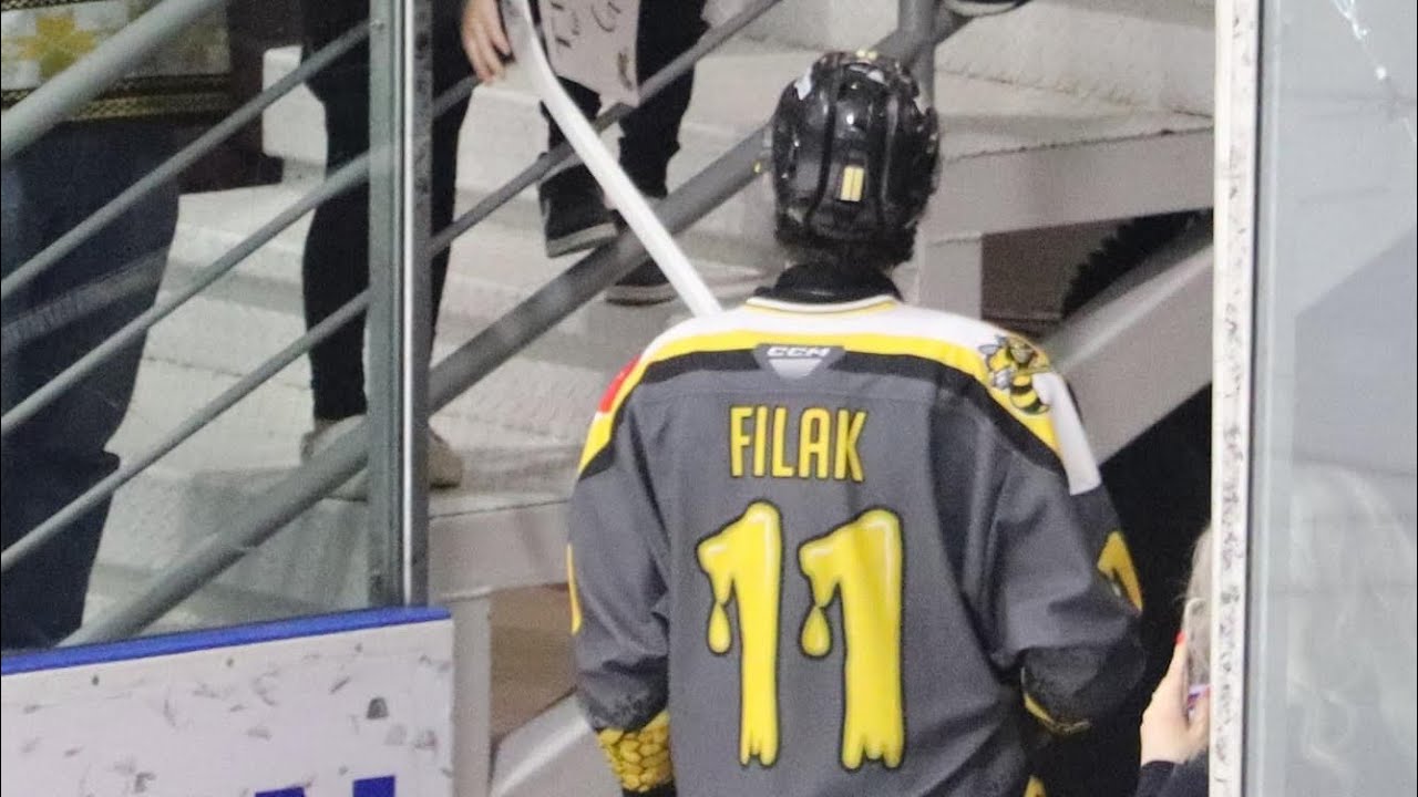 Zach Filak Sarnia Sting OHL 2023-2024 Highlights - YouTube