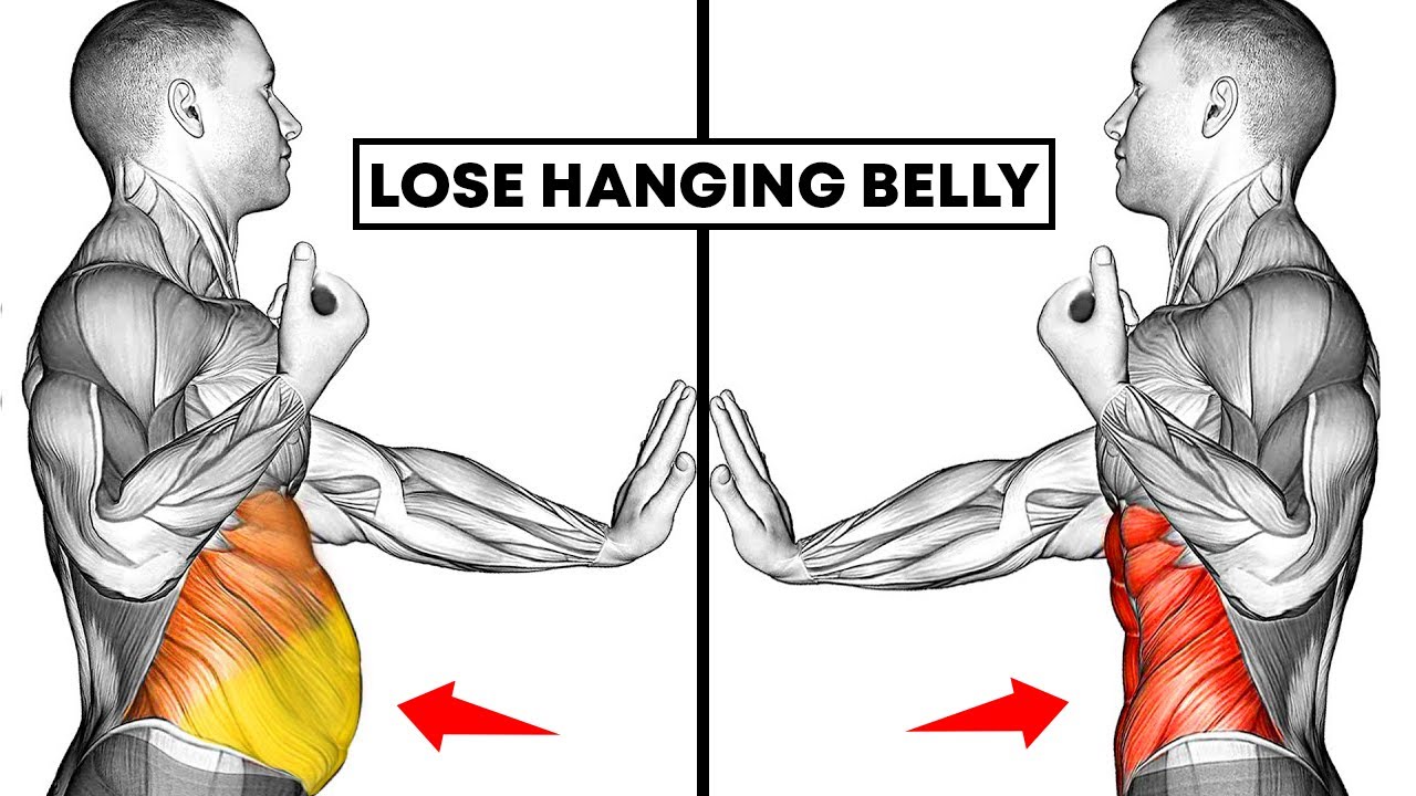 Goodbye Hanging Belly 🔥 Burn Hanging Belly Fat Fast! - YouTube