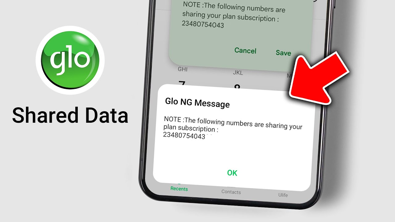 Quick and Easy: How to Share Glo Data with Friends or Family - YouTube