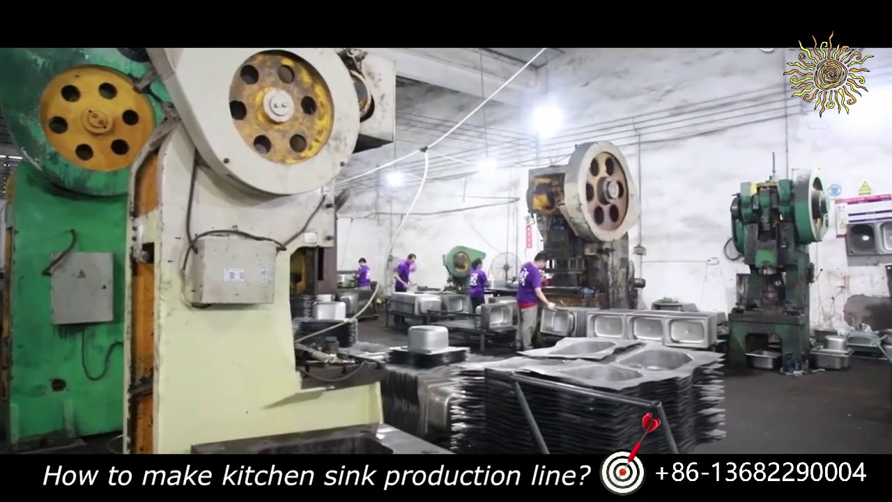 How for Kitchen Sink Complete Manufacturing Line - YouTube