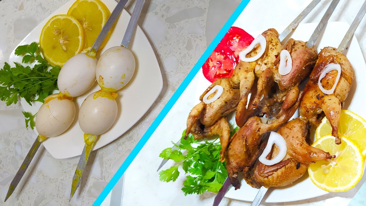 Вкусно и просто! Шашлык из куриного яйца и перепелки | Quail Kebab and ...