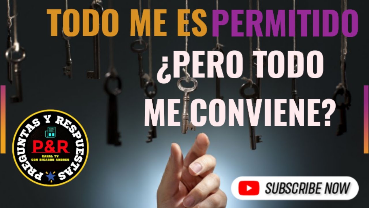 Todo me es permitido ¿pero todo me conviene? #catolicoapostolicoromano ...