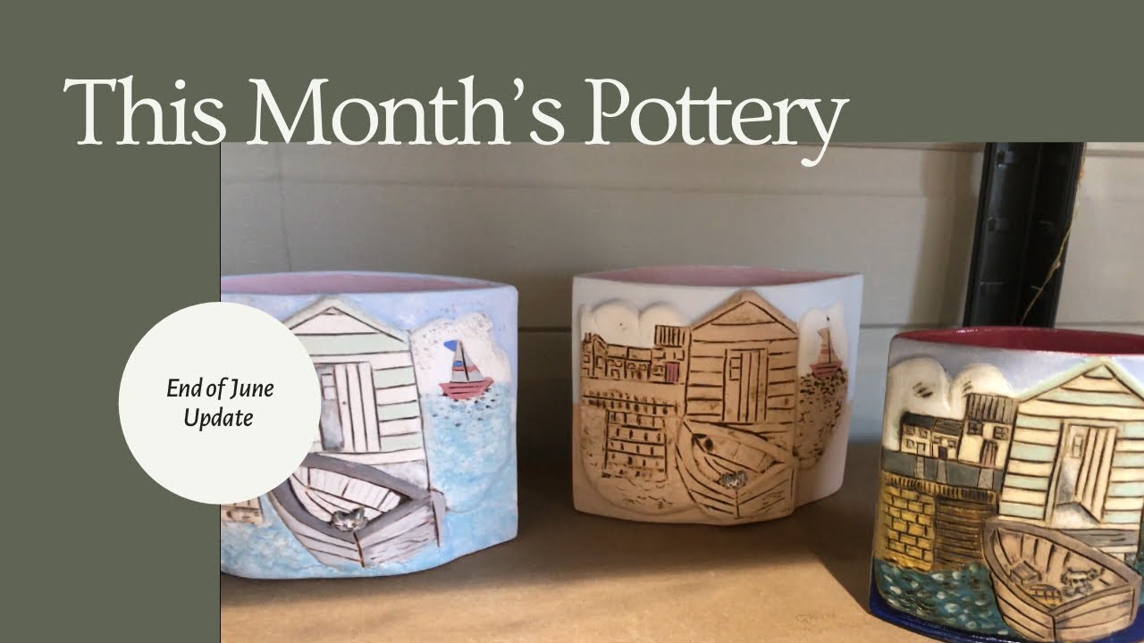 Pottery Studio Update for End of June - Pell Pots - YouTube