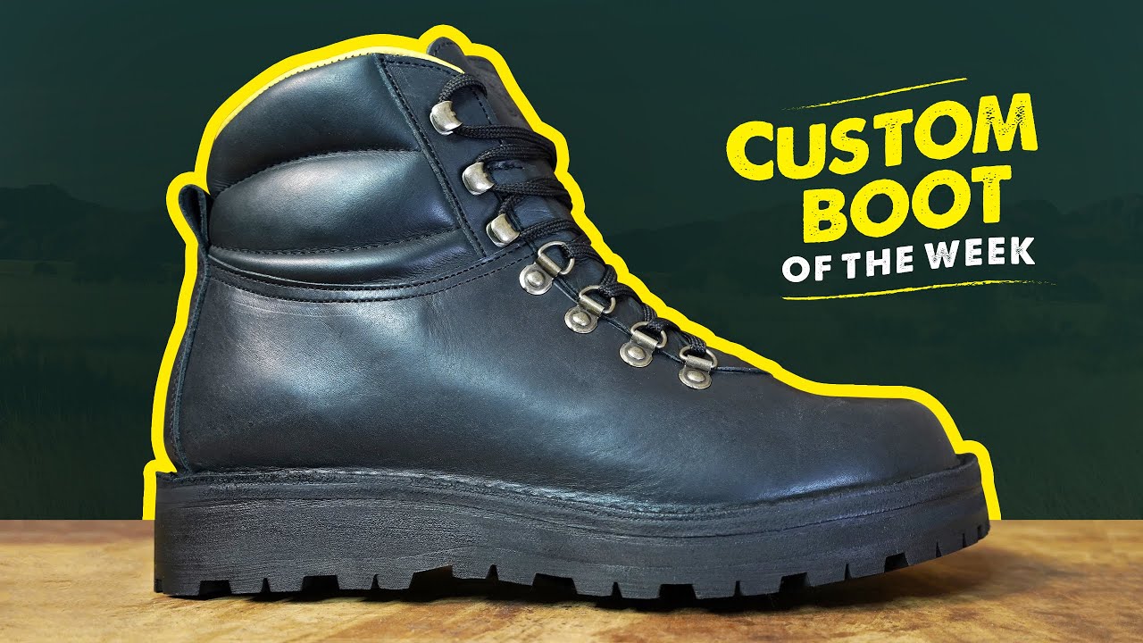 CUSTOM BOOT OF THE WEEK #3 // Black Razorback, Leather Midsole & EVA ...