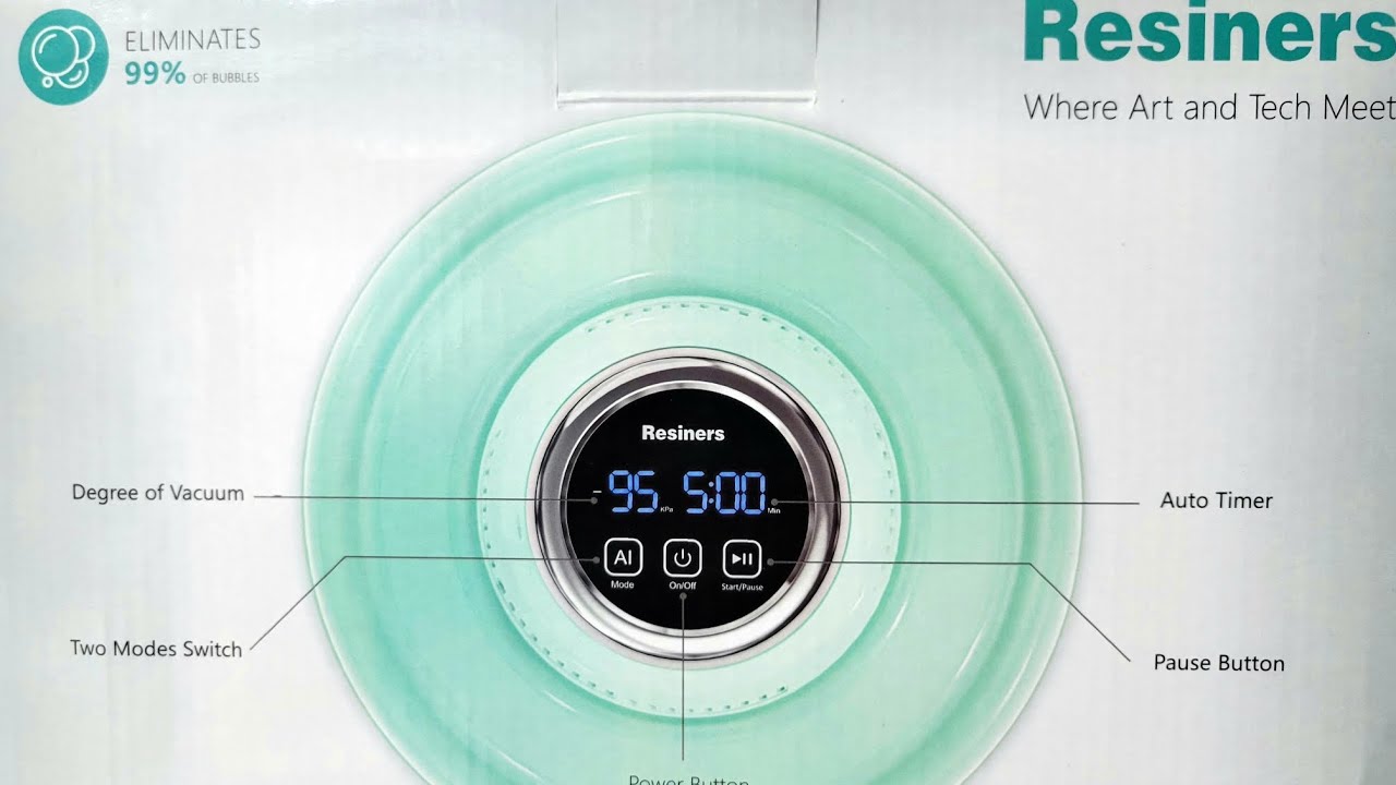 #24 New Airless Bubble Removal Machine from Resiners- The Resin Craft ...