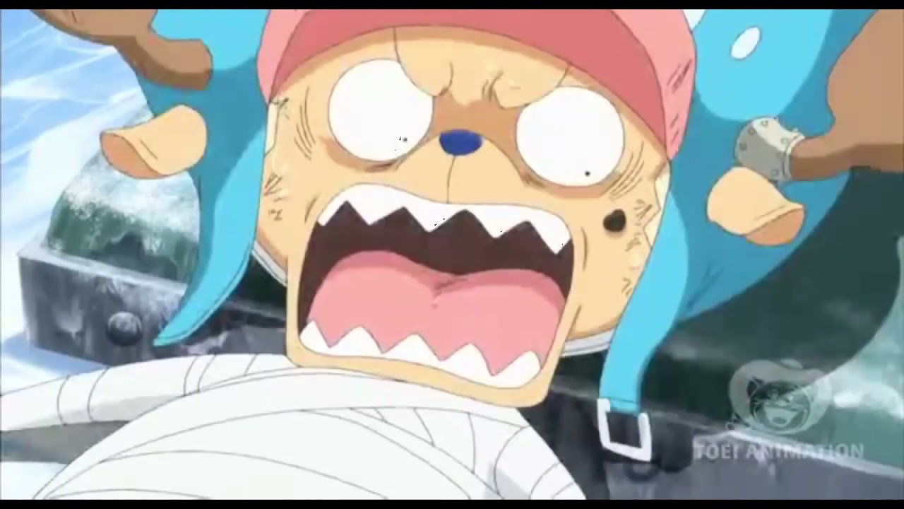 Luffy Throws A Booger At Chopper - YouTube