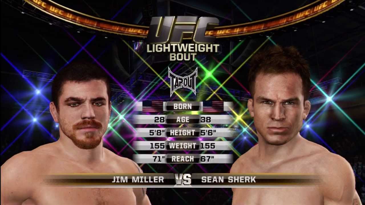 UFC Undisputed 3: Jim Miller vs. Sean Sherk - YouTube