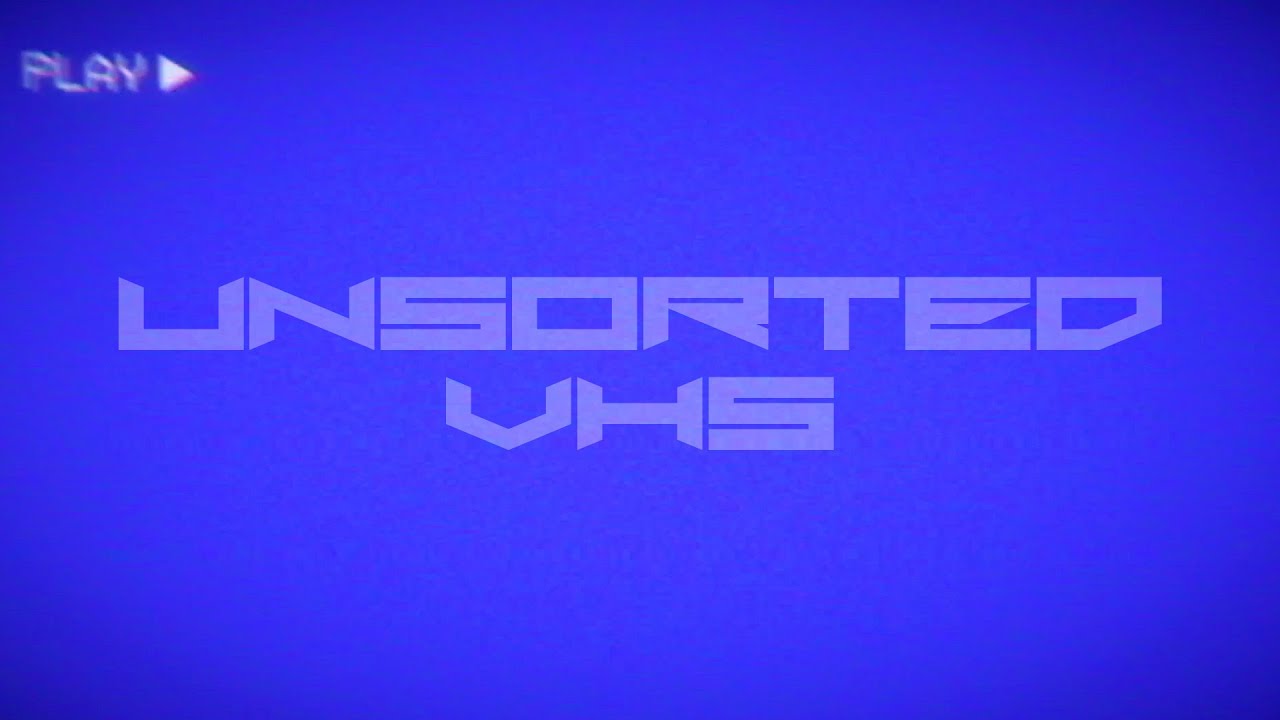 Unsorted VHS Gameplay - a tape quivers in your hand reminding you of a ...