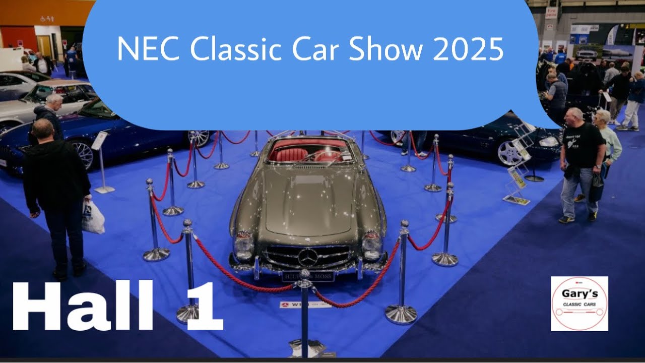 Hall 1 NEC Classic car show November 2025 - YouTube