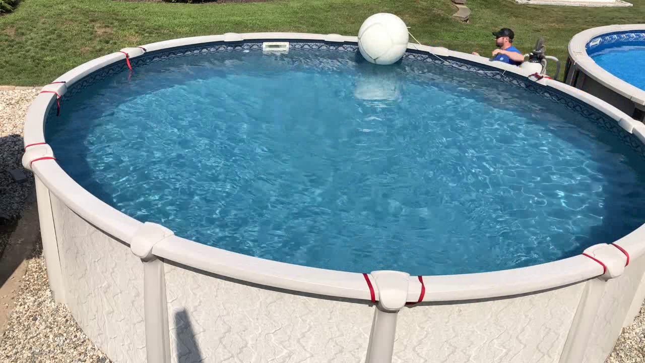 PoolTree System Install -- Time lapse with 1 person - YouTube