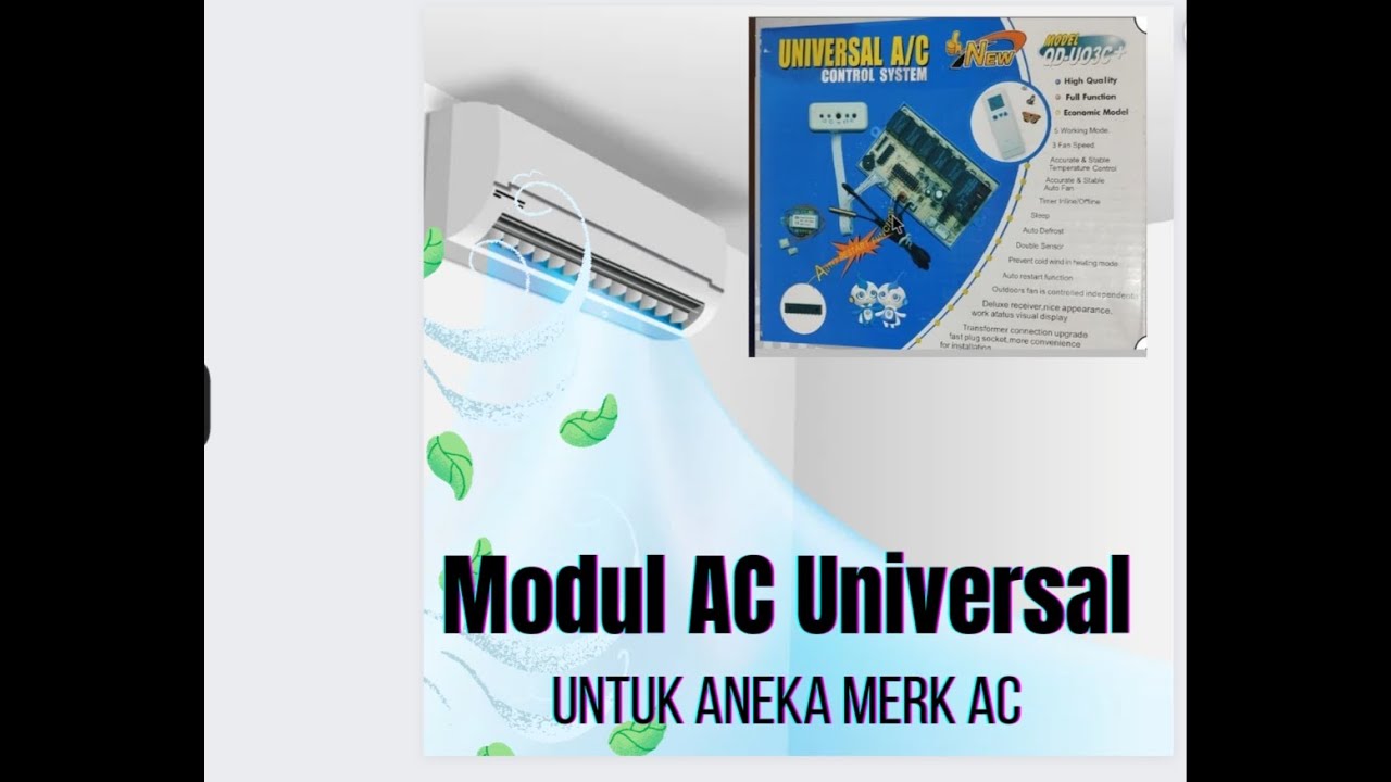 Modul Universal Untuk Aneka Merk AC - YouTube
