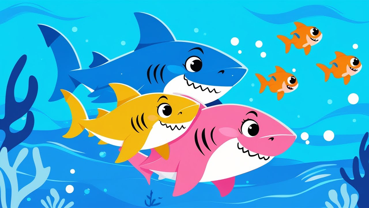 🐳 Baby Shark 🦈 Música Divertida para Niños Felices 😄 Canción del ...
