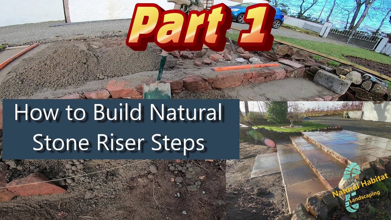How to Build Stone Steps. Part 1 - YouTube