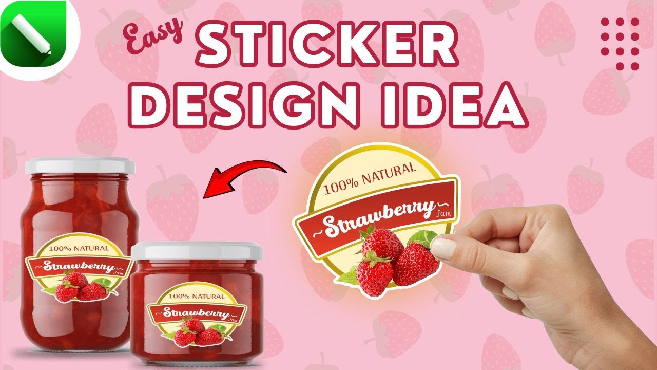 Easy Sticker Design Idea in CorelDraw | Label Design in CorelDraw ...