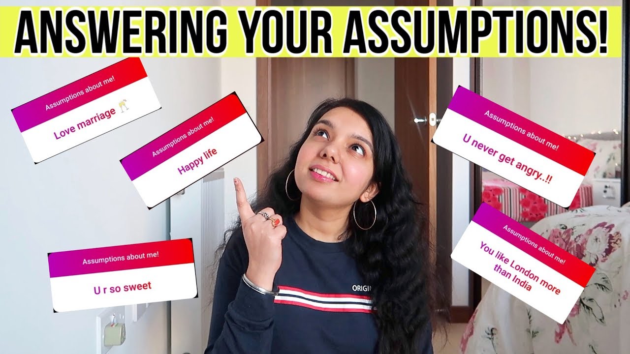 Answering Your Assumptions About Me!! - YouTube