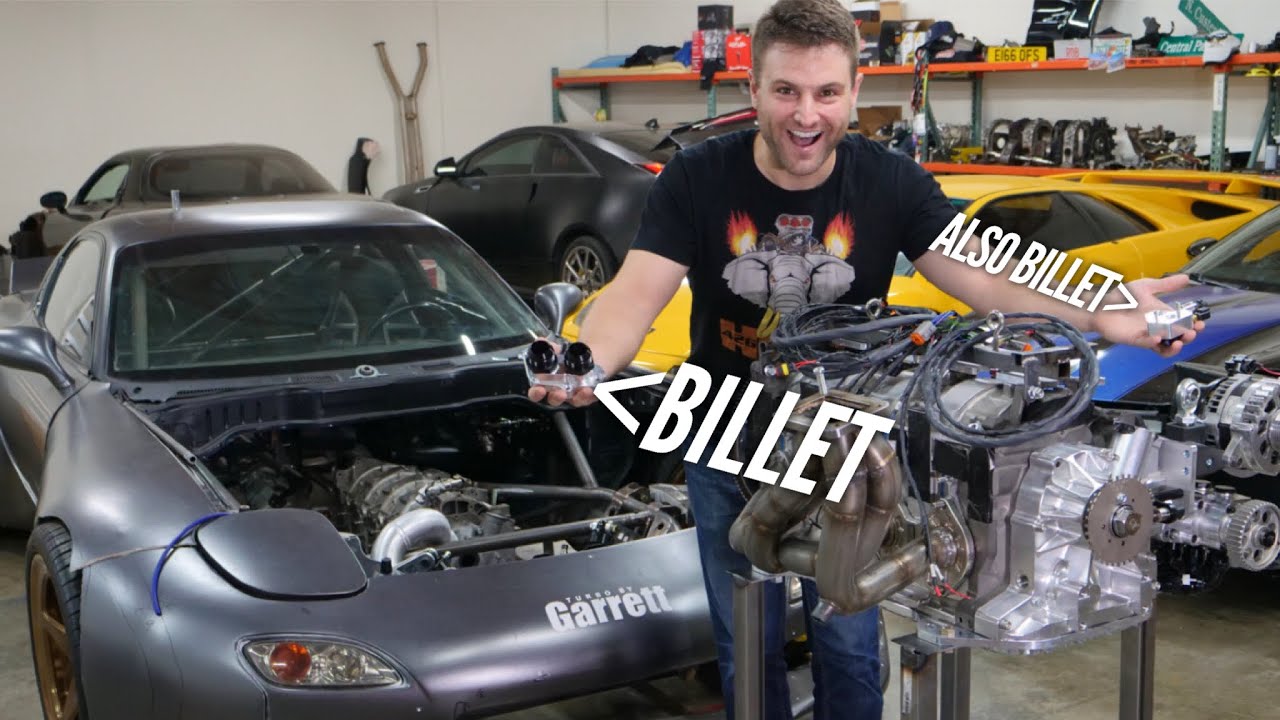 Everything is insanely custom on the AWD 4 Rotor RX-7. It’s engine ...