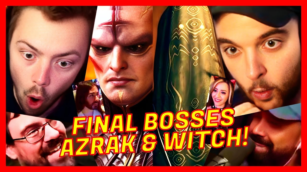 DOOM GUY VS AHZRAK & WITCH BOSS REACTIONS DOOM THE DARK AGES ENDING ...