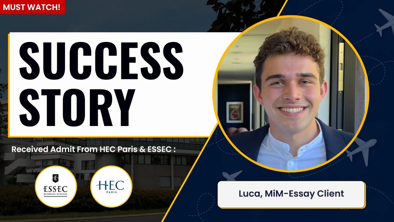 MiM-Essay Review - HEC, ESSEC - YouTube