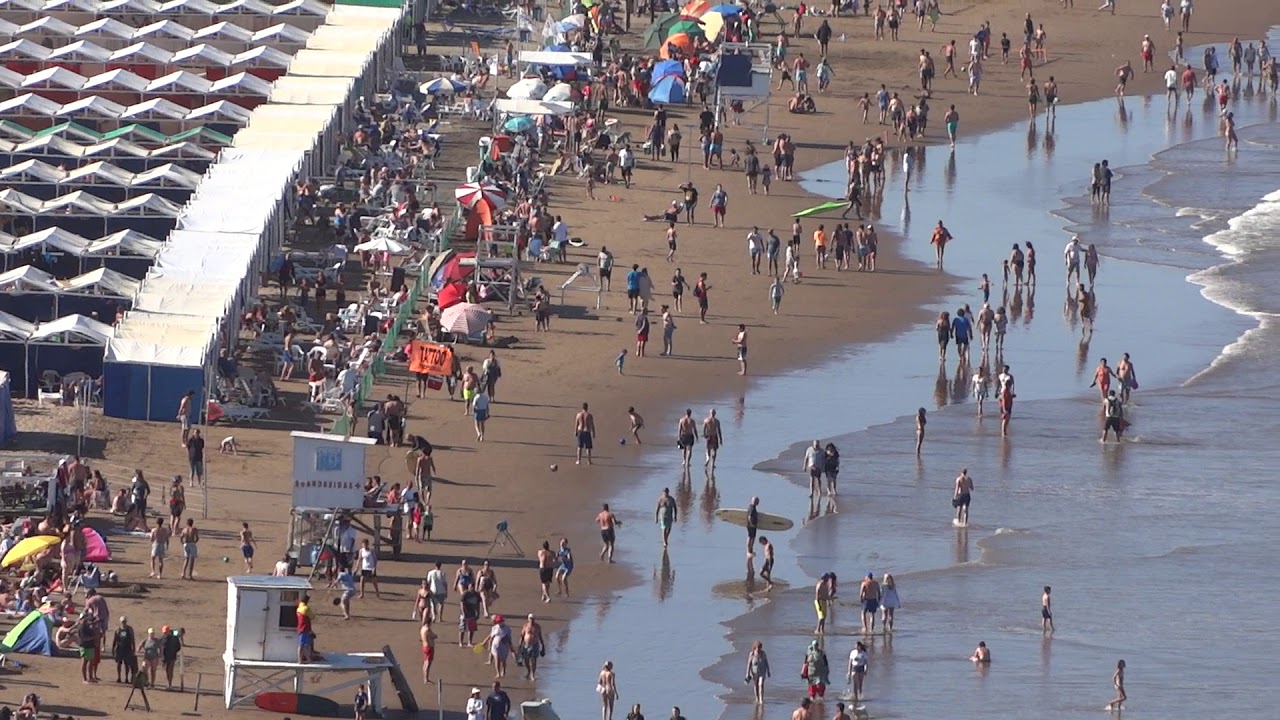 Balnearios Punta Mogotes desde la Altura - YouTube