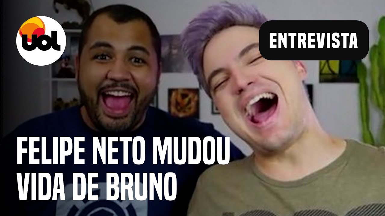 "Felipe Neto mudou minha vida", conta Bruno Correa, que morou com o ...