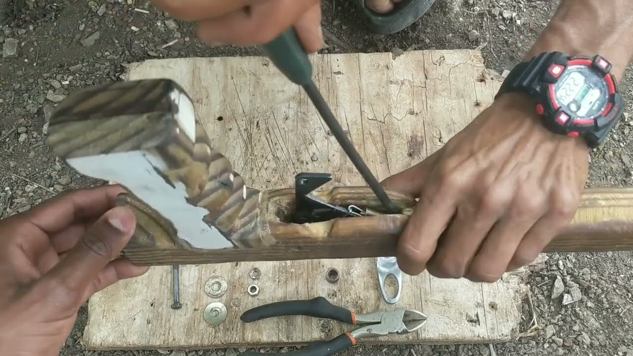 SISTEMA DE GATILLO DE ARPON CASERO - YouTube