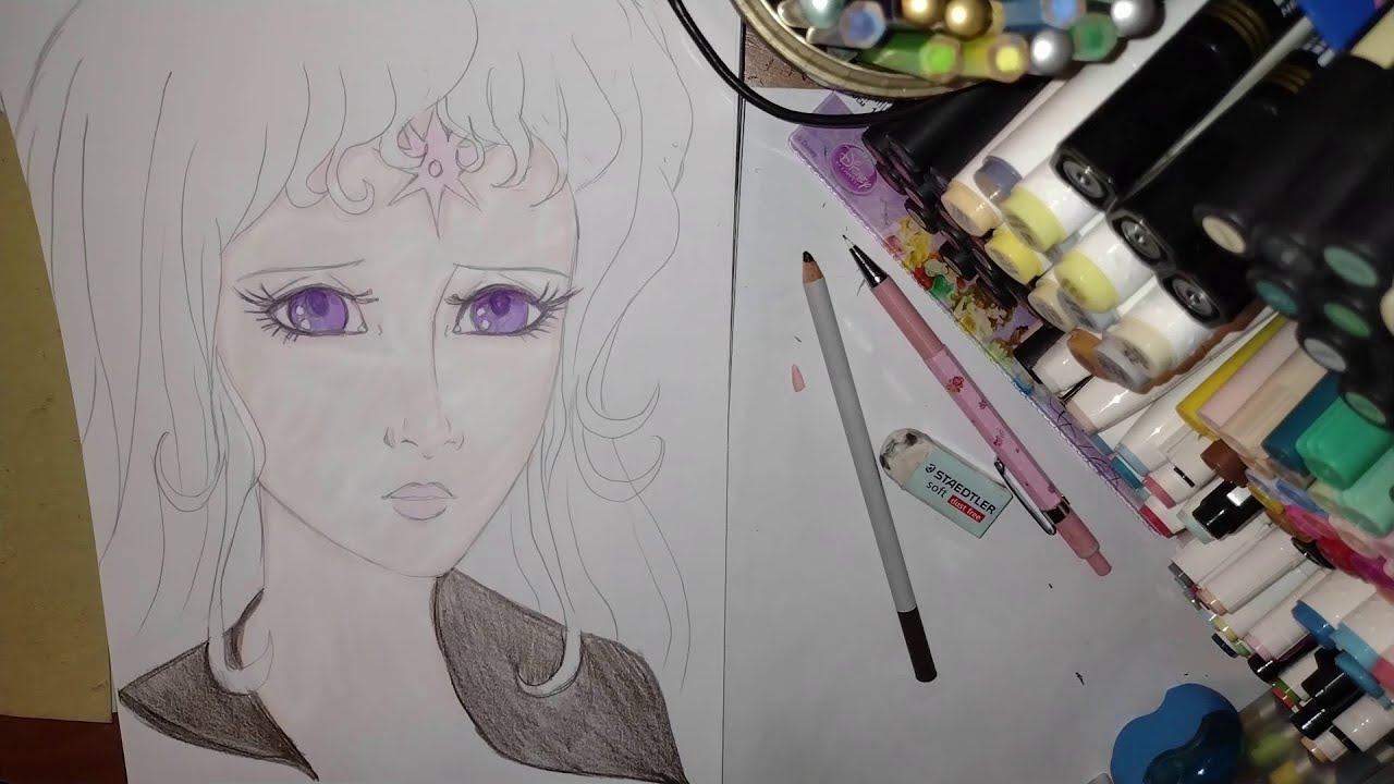 Drawing 62 Lady Amalthea From Last Unicorn 1982 Easy to Draw How to ...