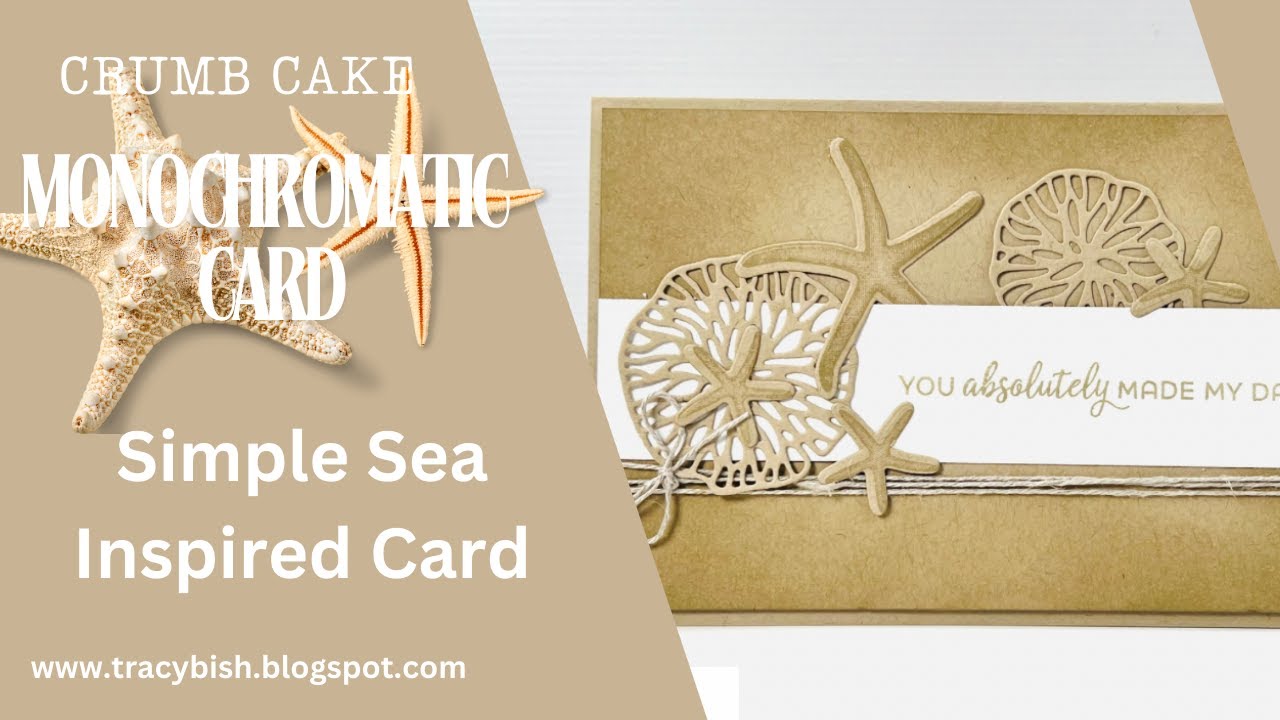 Creating a Simple Seaside Card using the Seaside Wishes Bundle! - YouTube