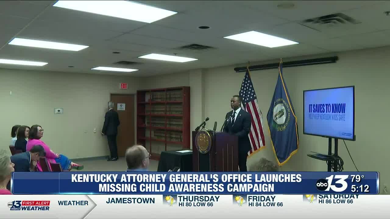 Kentucky Attorney General's Office launches Missing Child Awareness ...