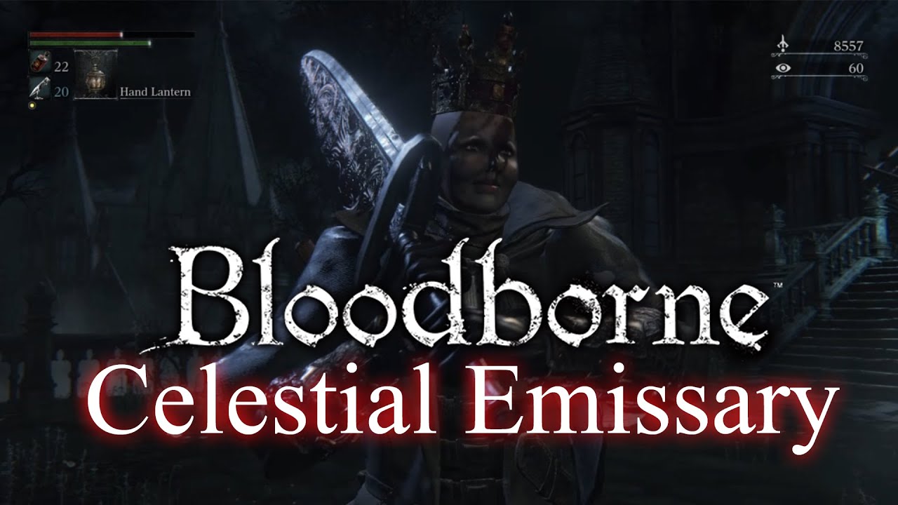 Bloodborne - Celestial Emissary Boss Fight - YouTube