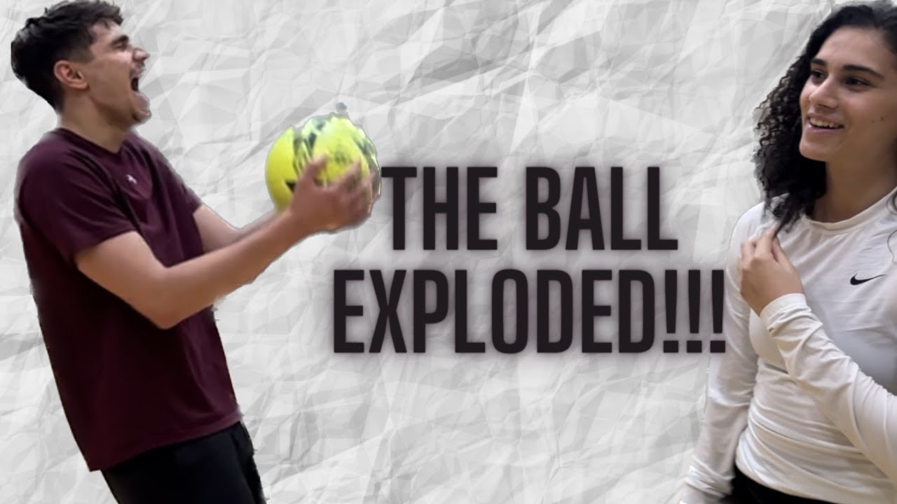 This ball EXPLODED in my face! - YouTube