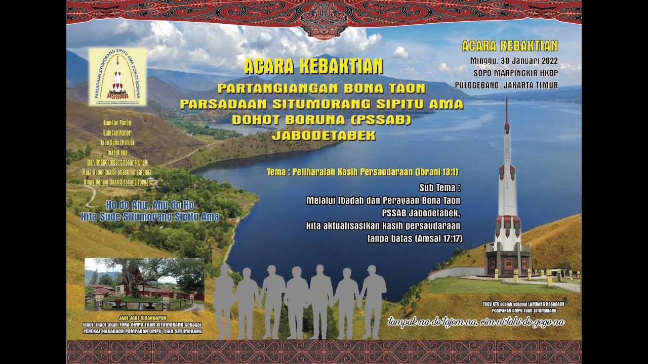 Undangan Pesta Bonataon PSSAB Jabodetabek 2022 - YouTube