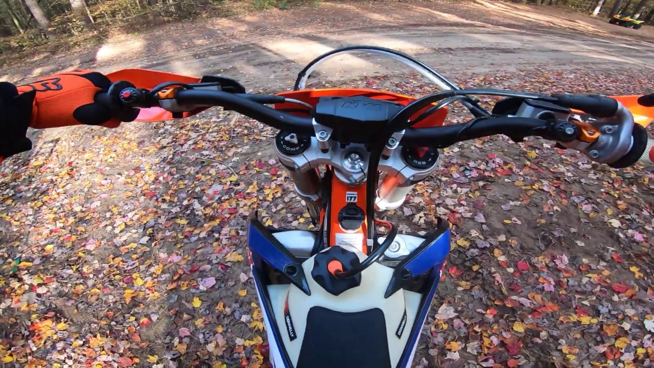 riding with Mark and Max 2019 KTM 300TPI part 1 - YouTube