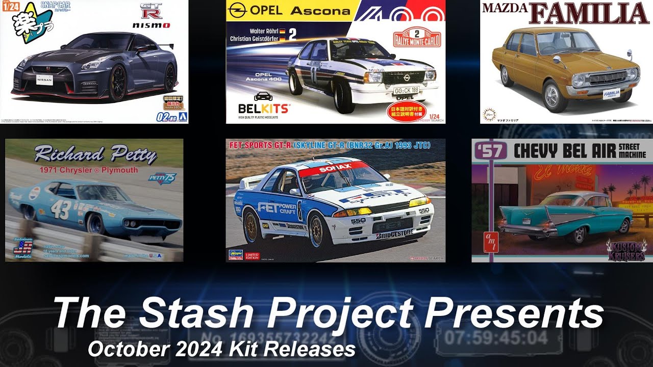 The Stash Project - October 2024 Model Kit Releases - YouTube