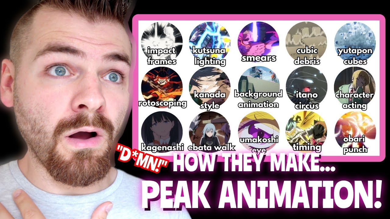 Every (Anime) Animation Technique Explained in 12 Minutes | REACTION ...