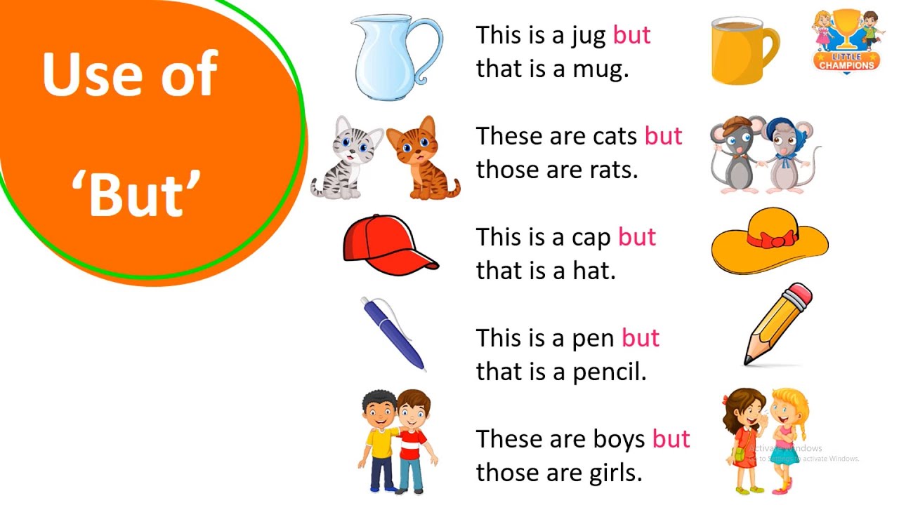 Use of But | Easy Sentences | Little Champions| Aviraaj Publications ...