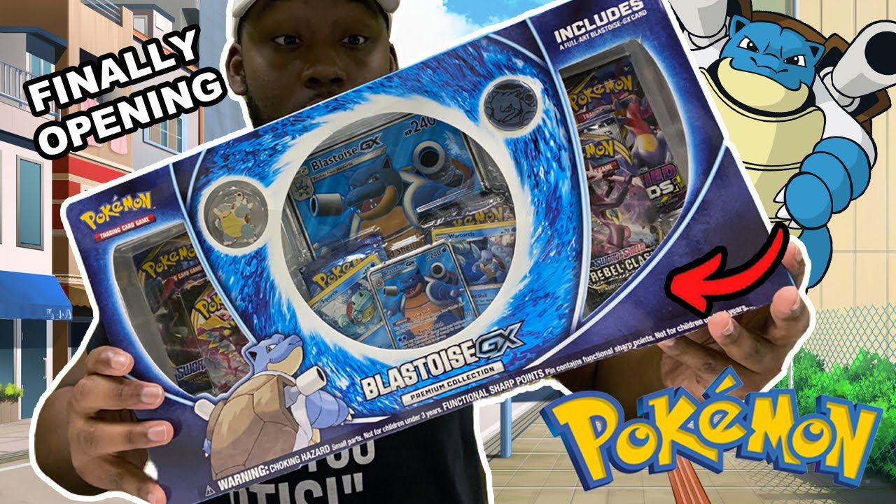 Blastoise GX Premium Collection Box! 😮 Finally Unboxing! - YouTube
